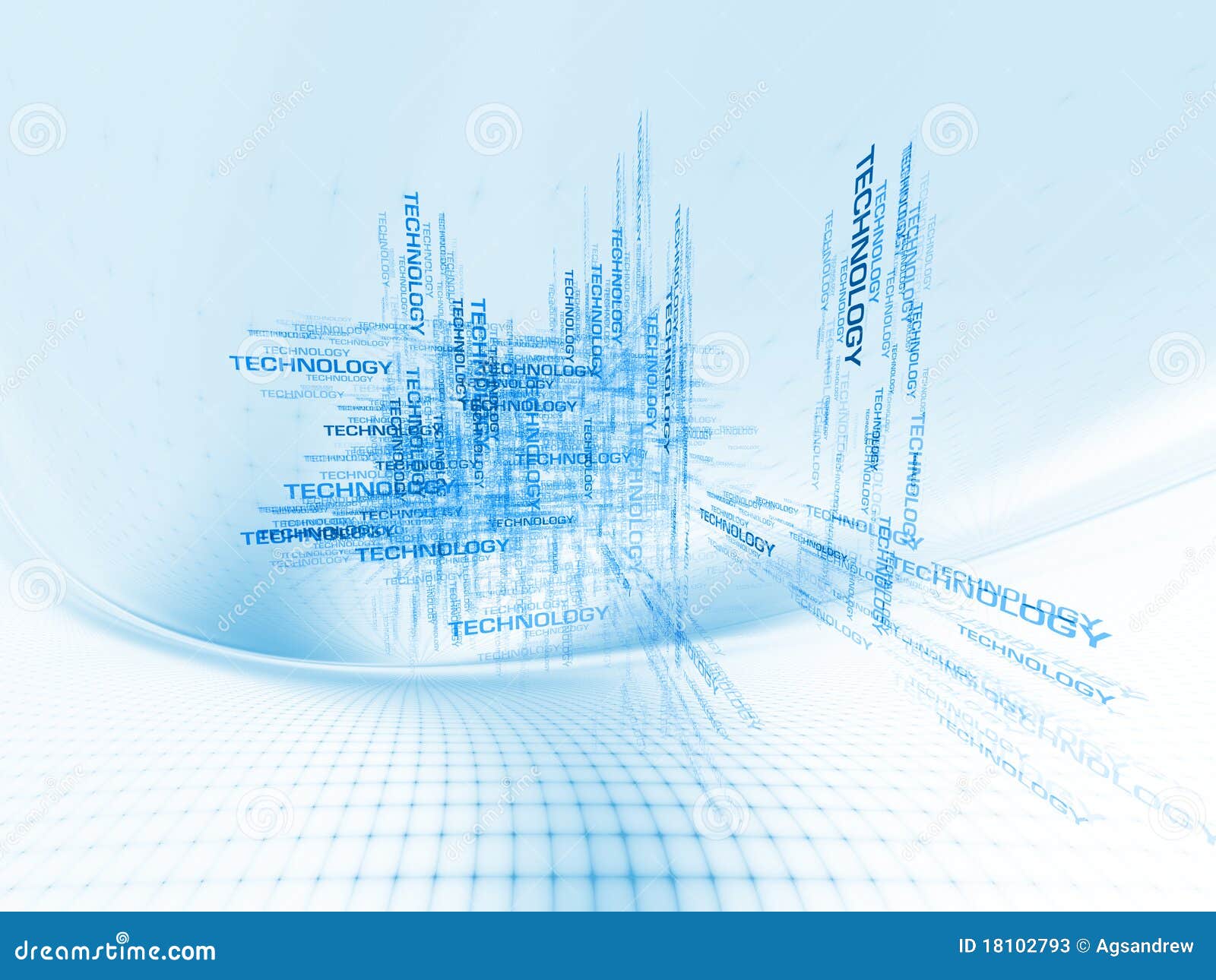 Modern Technology Abstract stock illustration. Illustration of modern ...