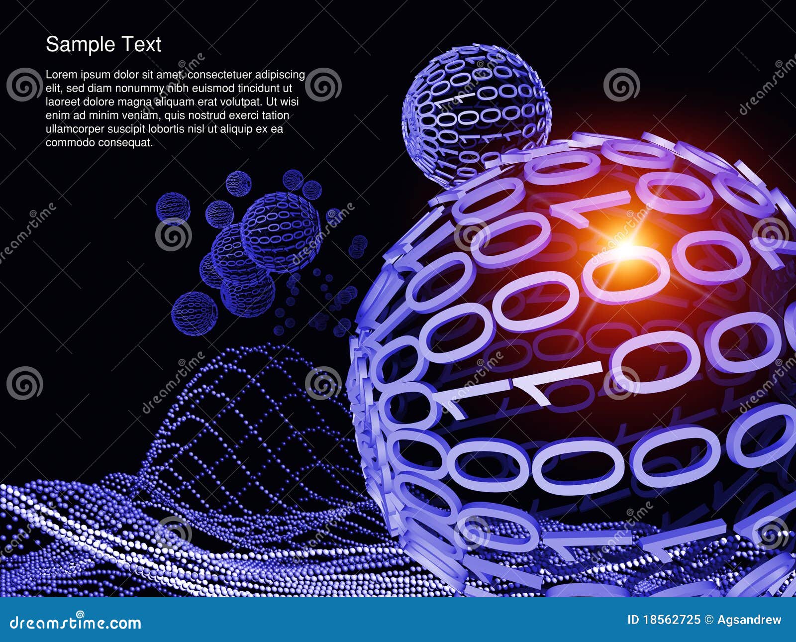 Modern Technology Abstract stock illustration. Illustration of yellow ...