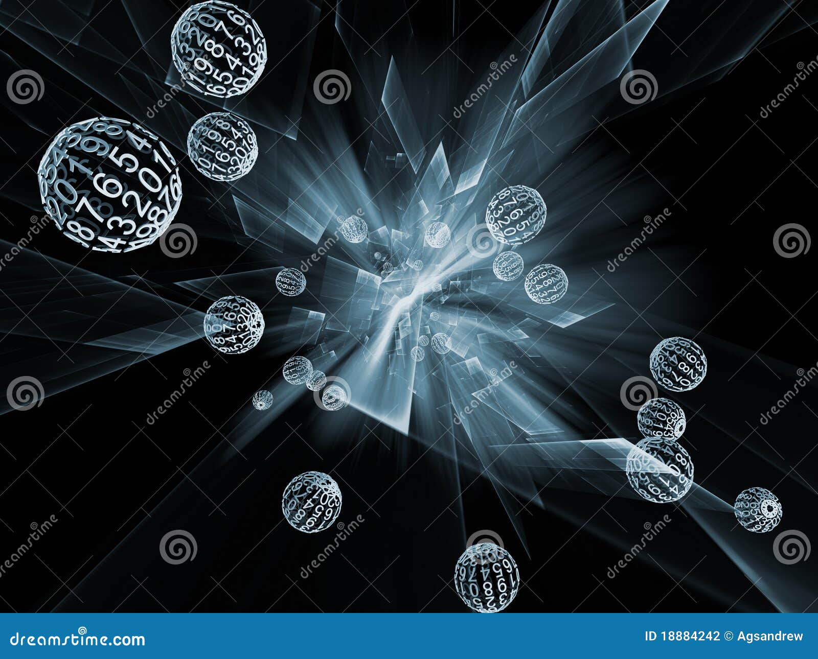 Modern Technology Abstract stock illustration. Illustration of progress ...