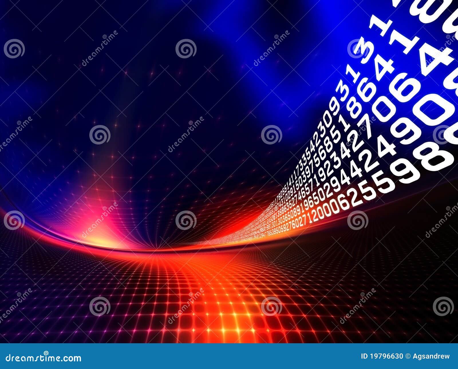 Modern Technology Abstract stock illustration. Illustration of bright ...