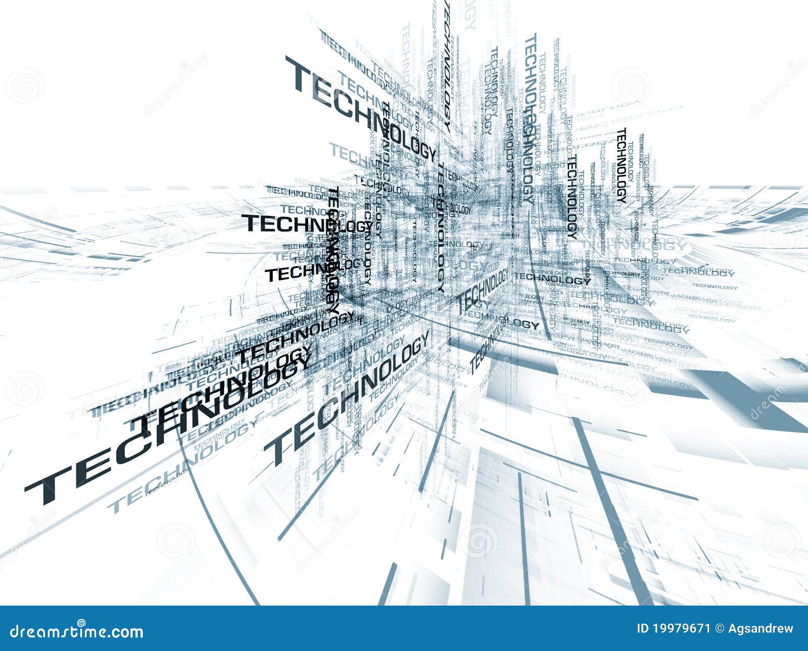 Modern Technology Abstract stock illustration. Illustration of progress ...