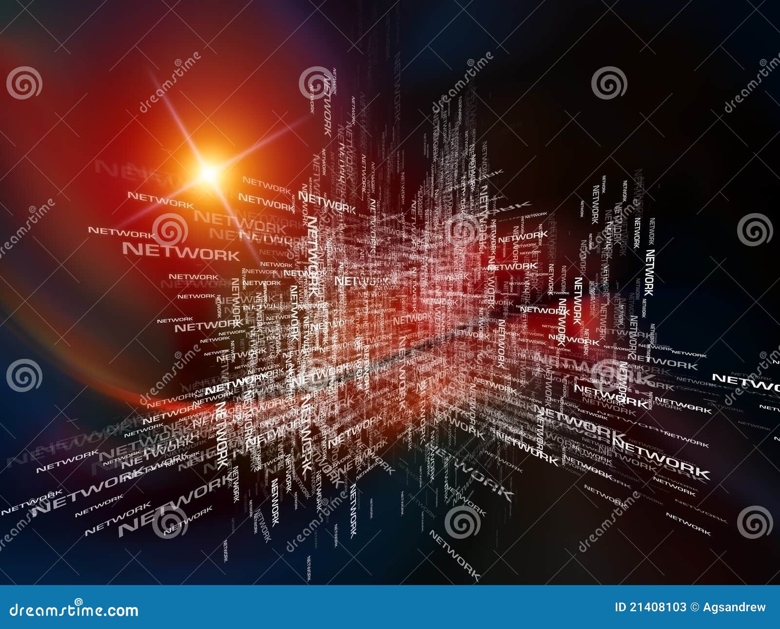 Modern Technology Abstract stock illustration. Illustration of light ...