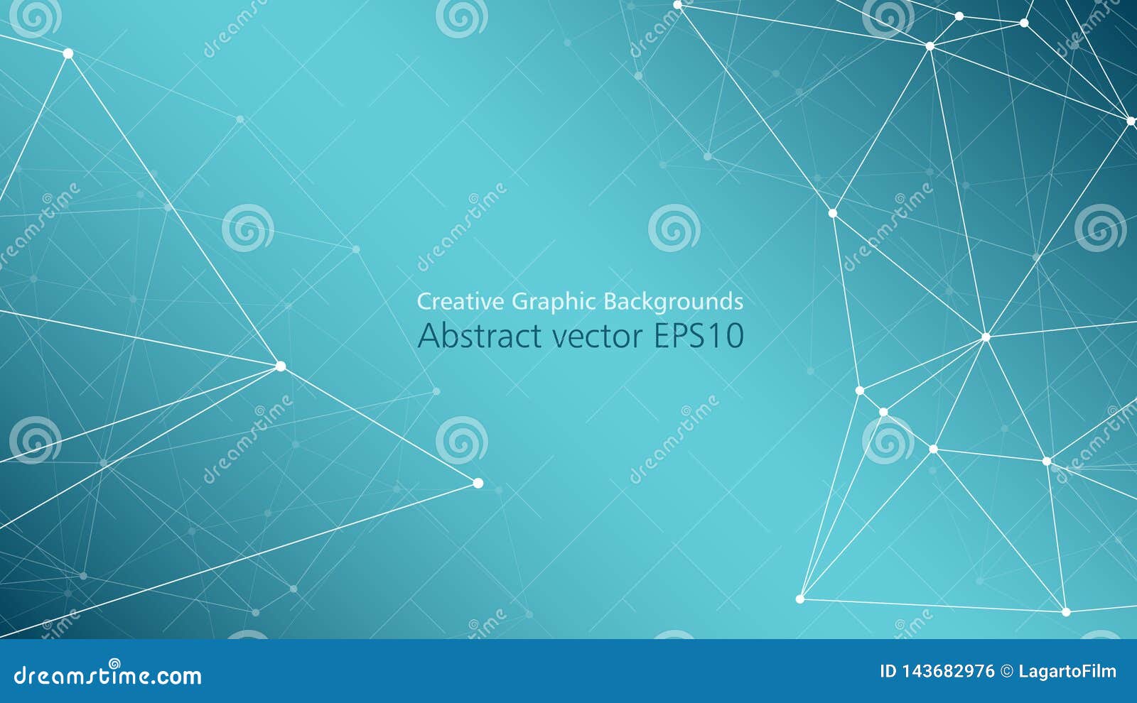 Modern Technology Abstract Presentation Layout, Connected Dots Lines ...