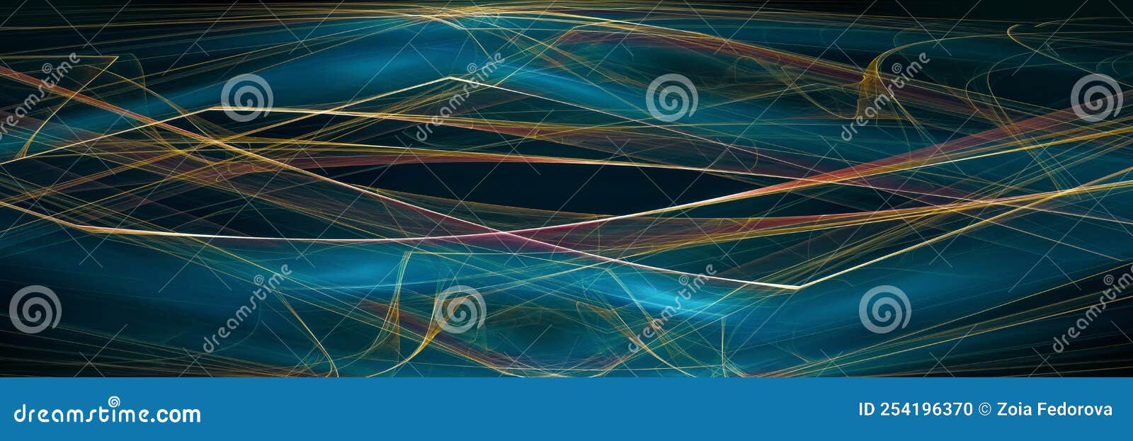 Modern Technology Abstract Ultrawide Background Stock Illustration ...
