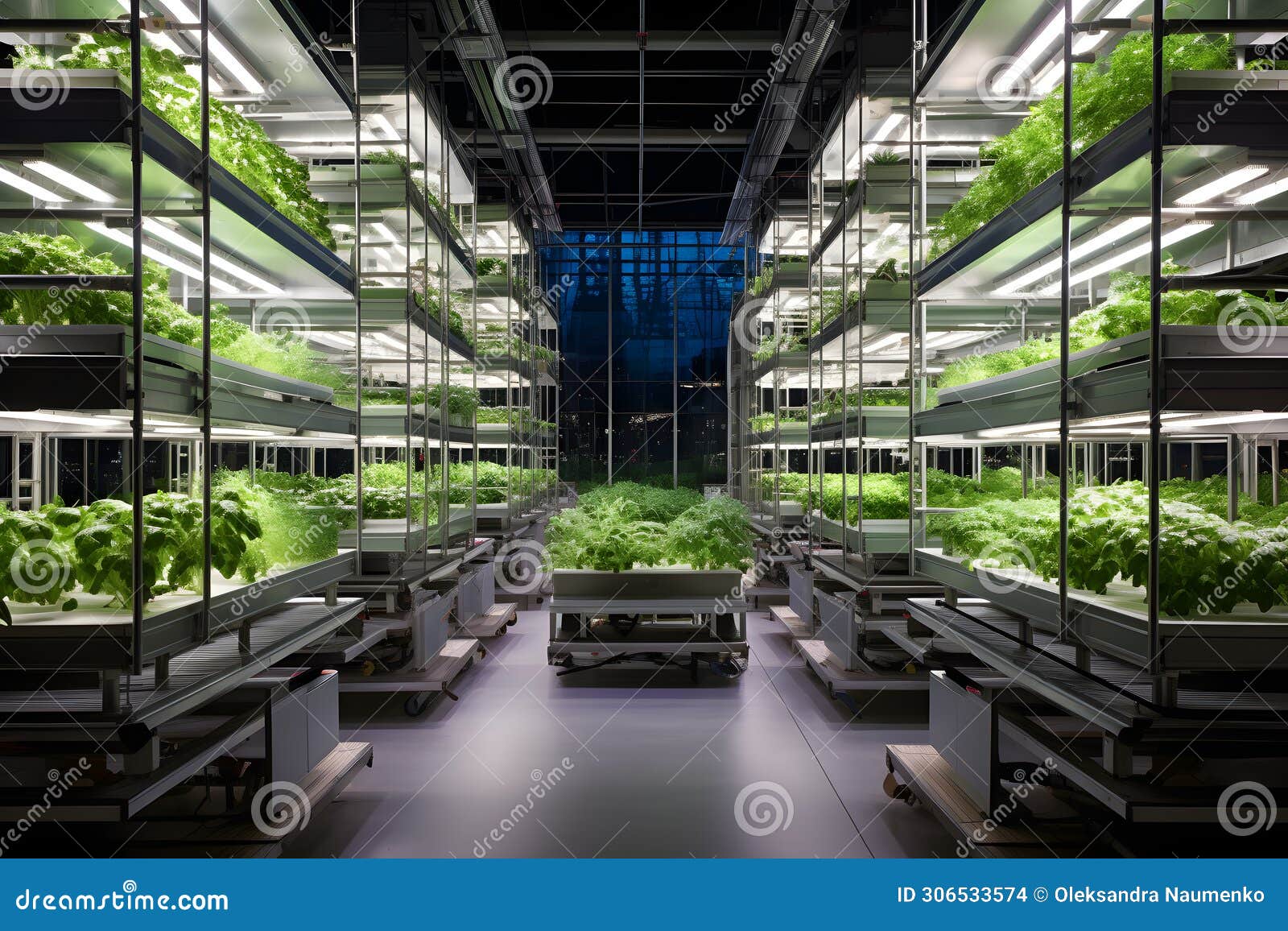 Modern Technology in Agriculture - Multi Level Farming Structure Stock ...
