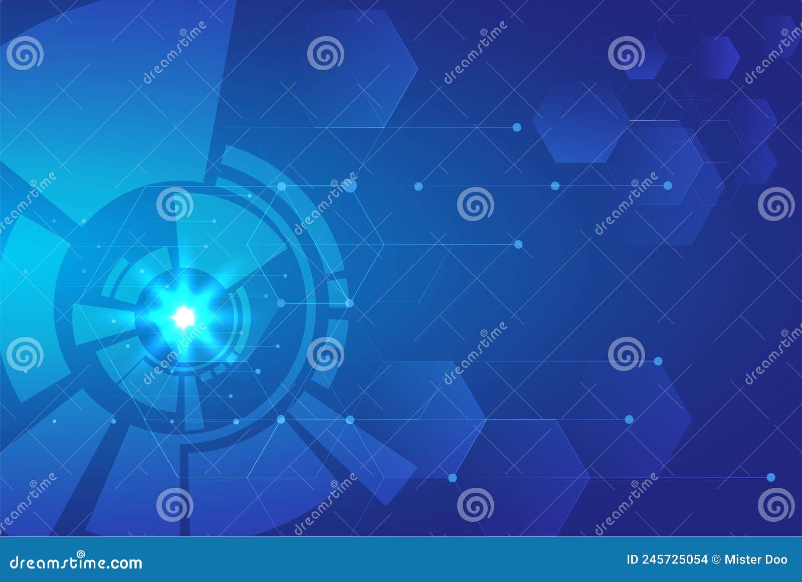Modern Technology Background with Neon Glow Lights and Flash Stock ...