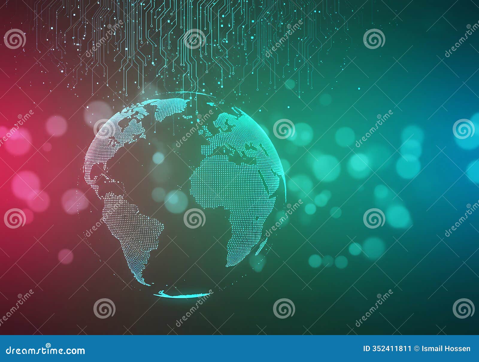Modern Technology Backgrounds Stock Illustration - Illustration of ...