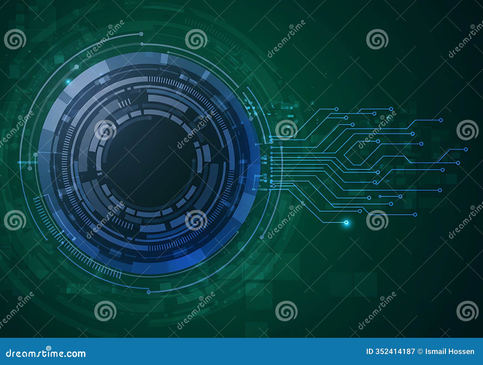 Modern Technology Backgrounds Stock Illustration - Illustration of ...