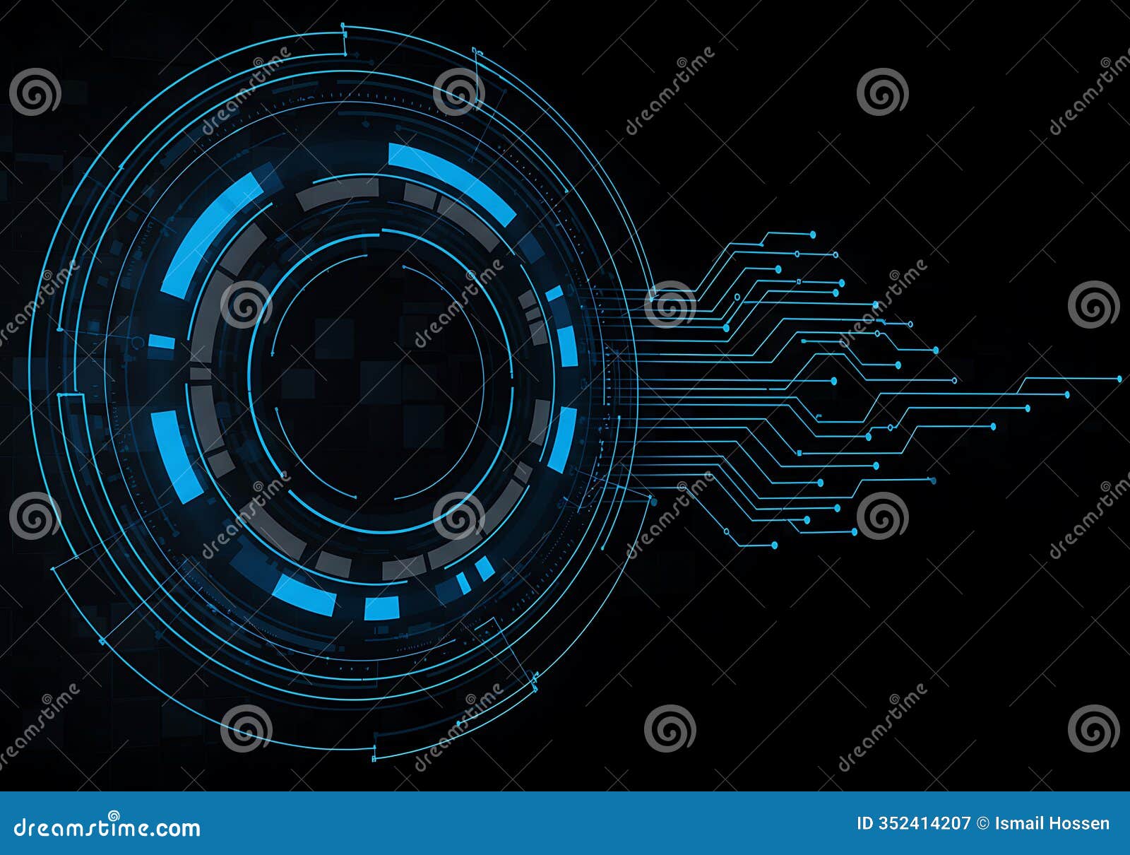 Modern Technology Backgrounds Stock Illustration - Illustration of ...