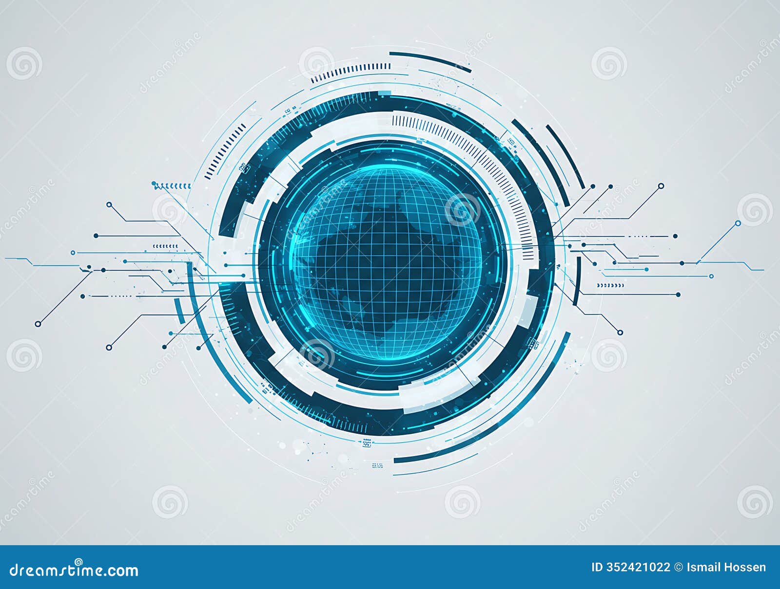 Modern Technology Backgrounds Stock Illustration - Illustration of ...