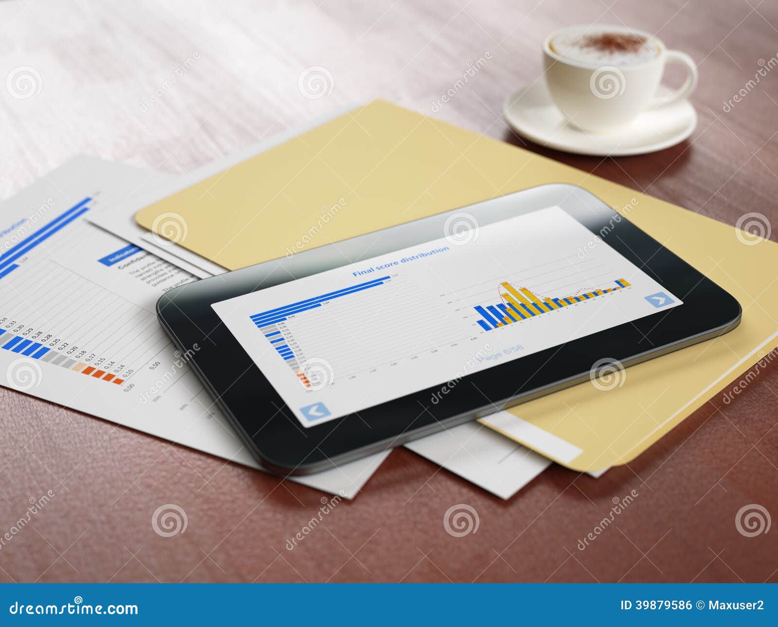 Modern Technology in Business Analysis Stock Photo - Image of looking ...