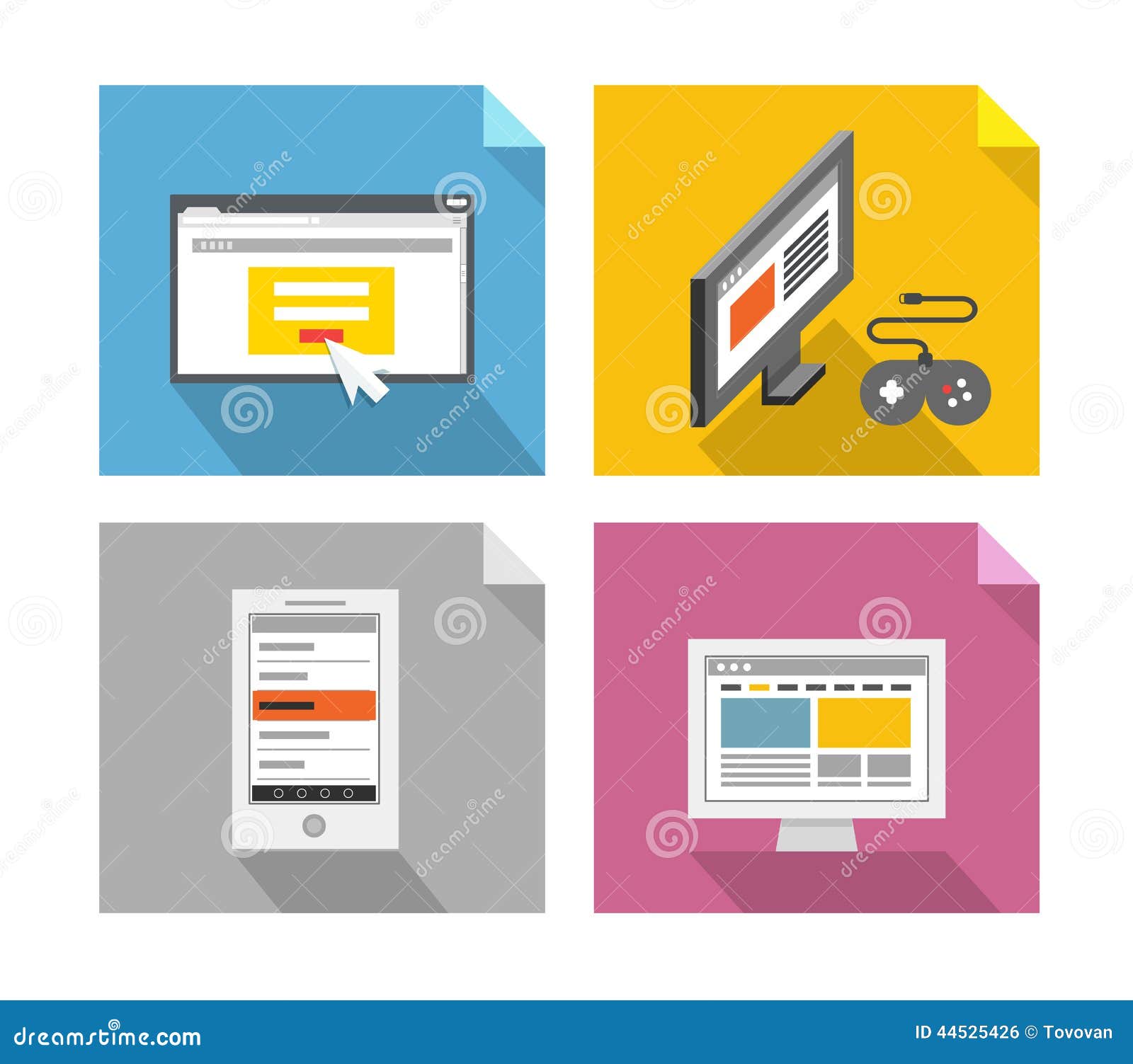 Modern technology concepts stock vector. Illustration of modern - 44525426