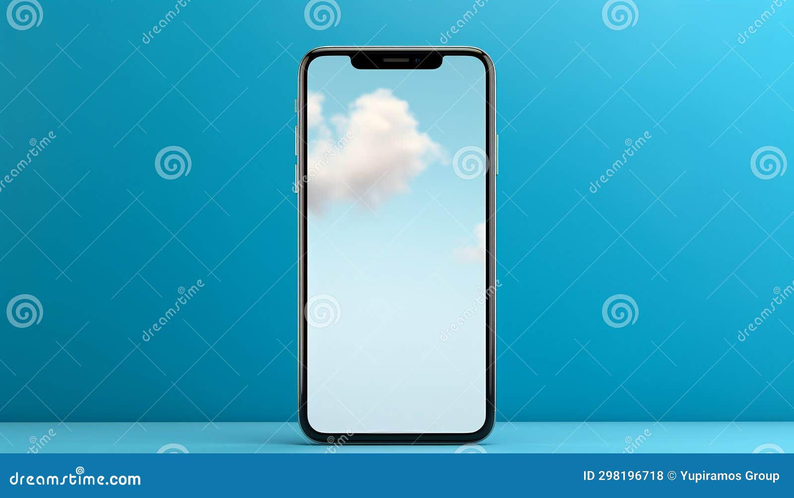 Modern Technology Connects People through Wireless Communication and Touch Screens Generated by ...