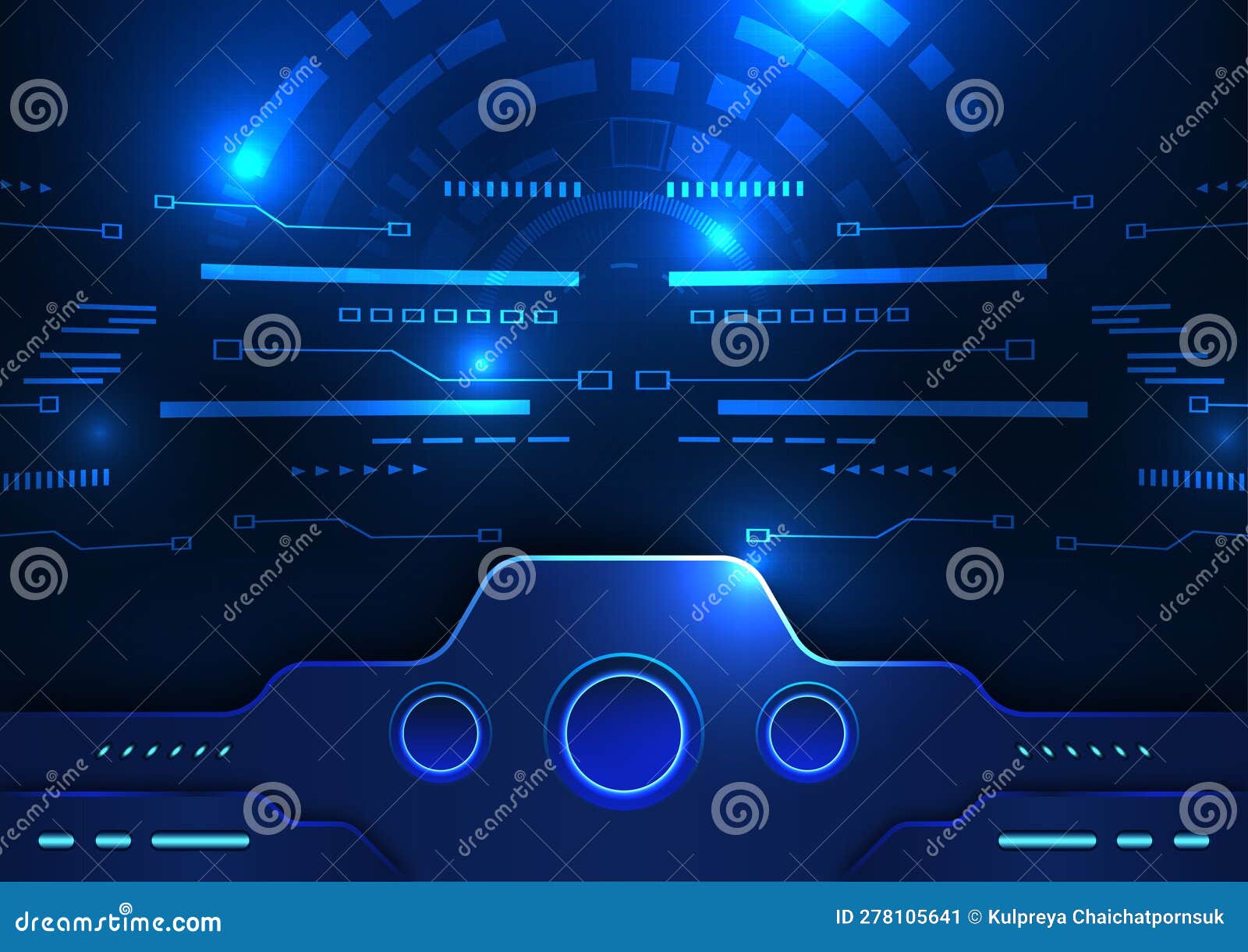 Modern Technology Control Screen Background it is a Screen Stock Vector ...