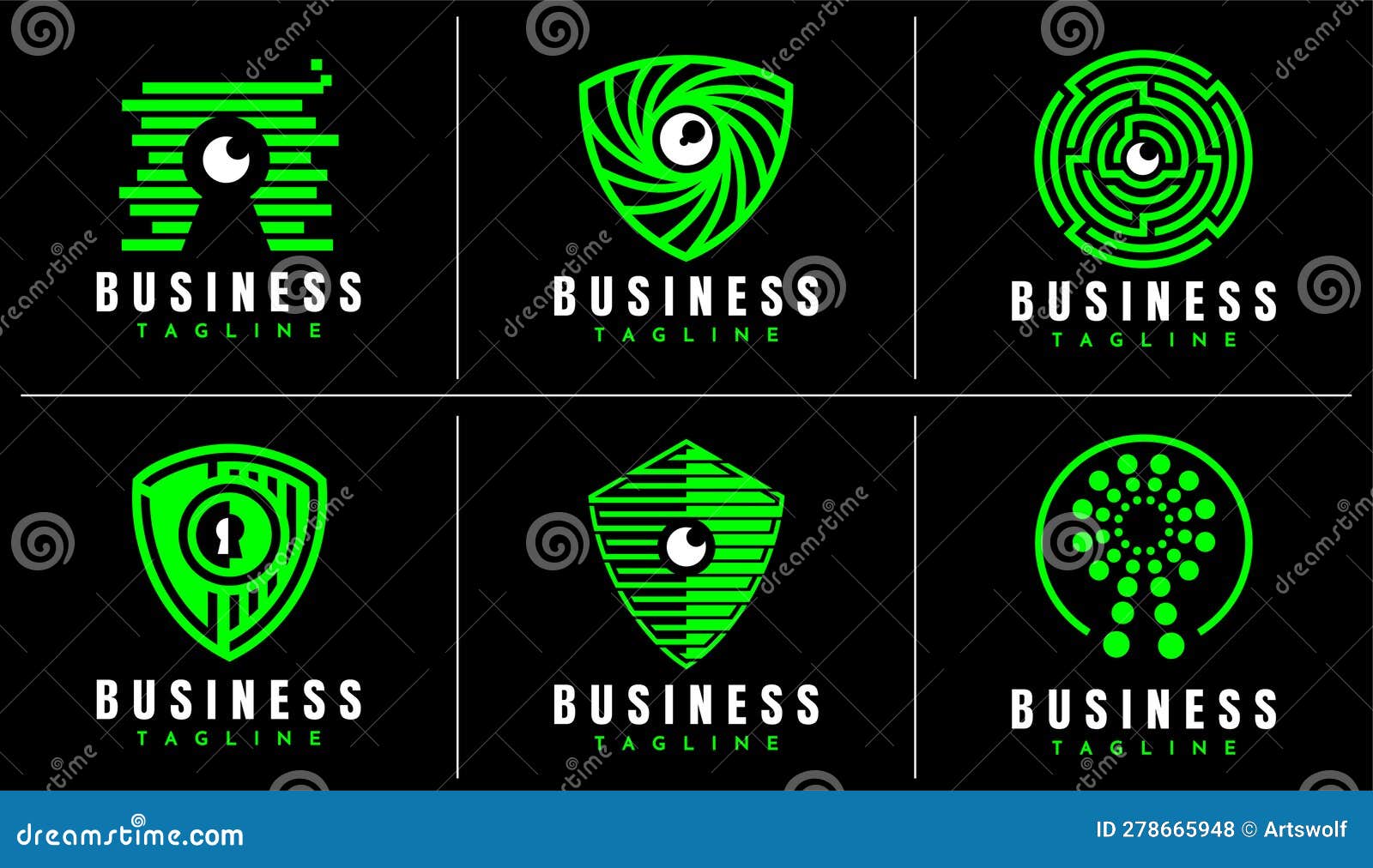 Modern Technology Cyber Shield Logo Design. Digital Technology Security ...