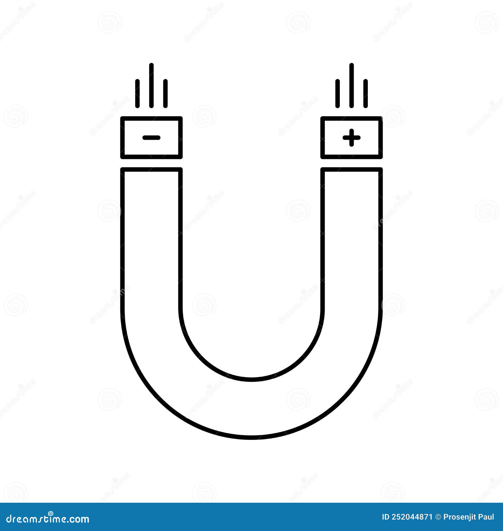 Modern Technology Electromagnetic Energy Icon Stock Vector ...