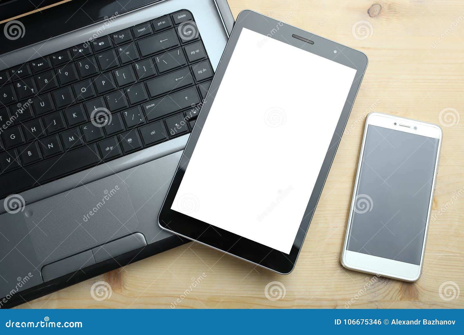 Modern technology, gadgets stock photo. Image of view - 106675346