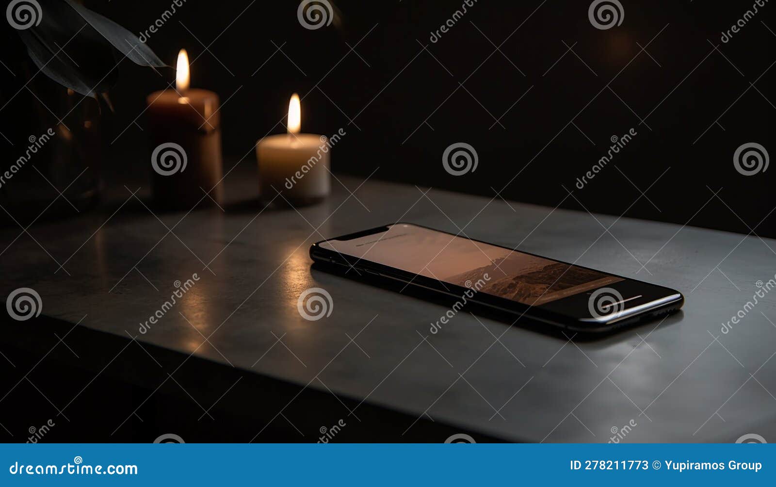 Modern Technology Illuminates Dark Room for Relaxation Generated by AI ...