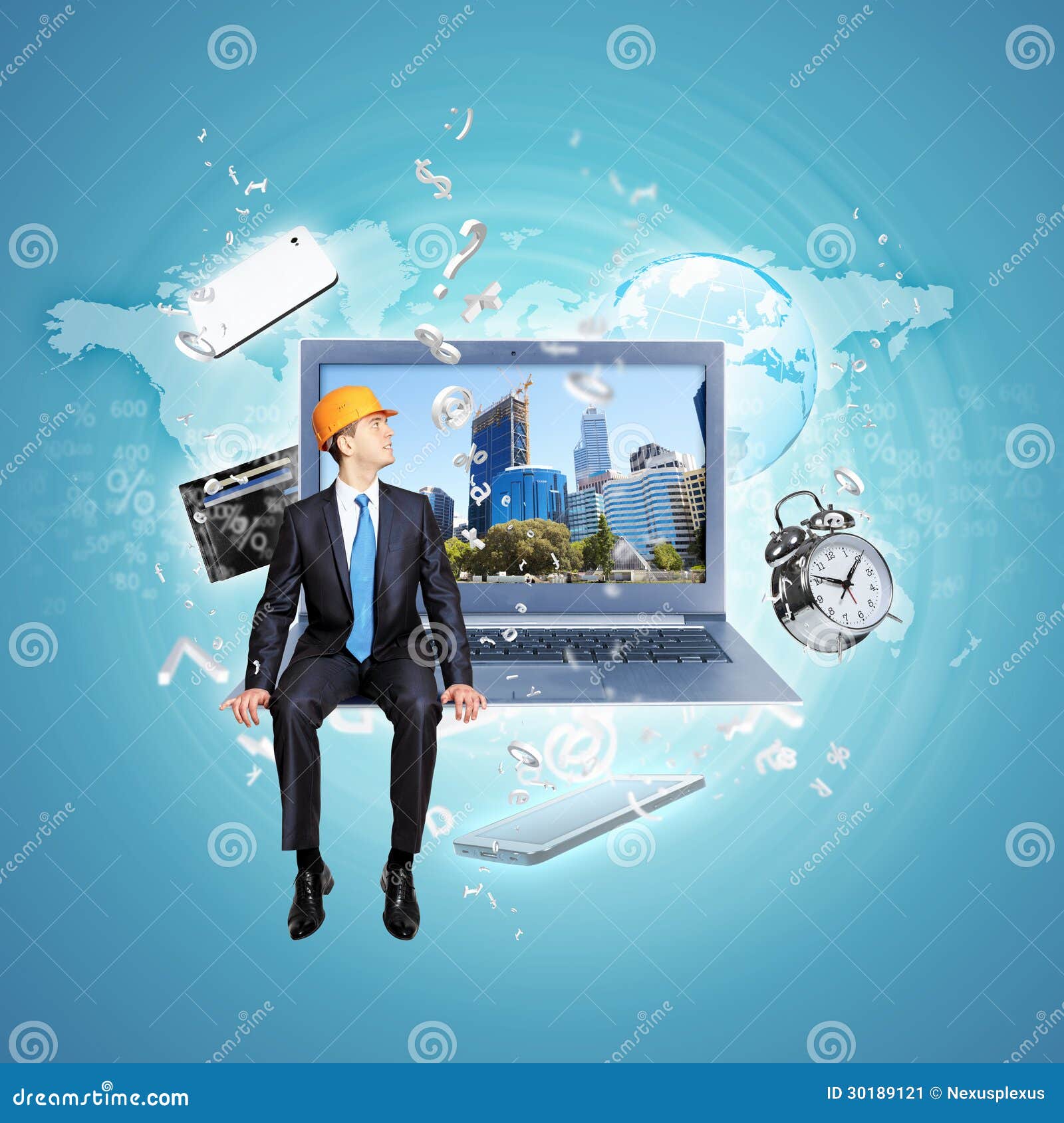 Modern Technology Illustration Stock Image - Image of display, tech ...