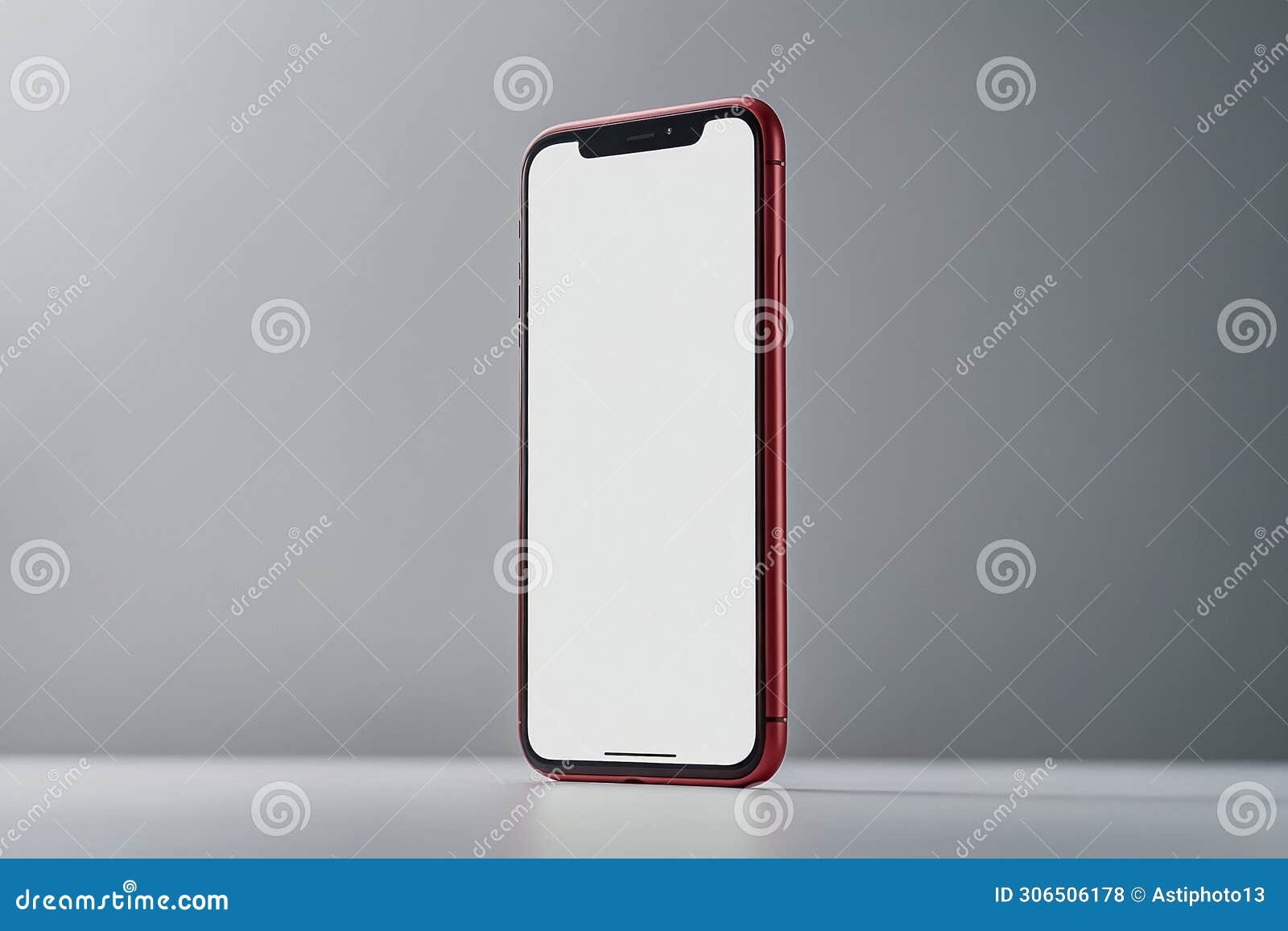 Modern Technology Showcase. Blank Screen Mobile Phone for Graphic ...