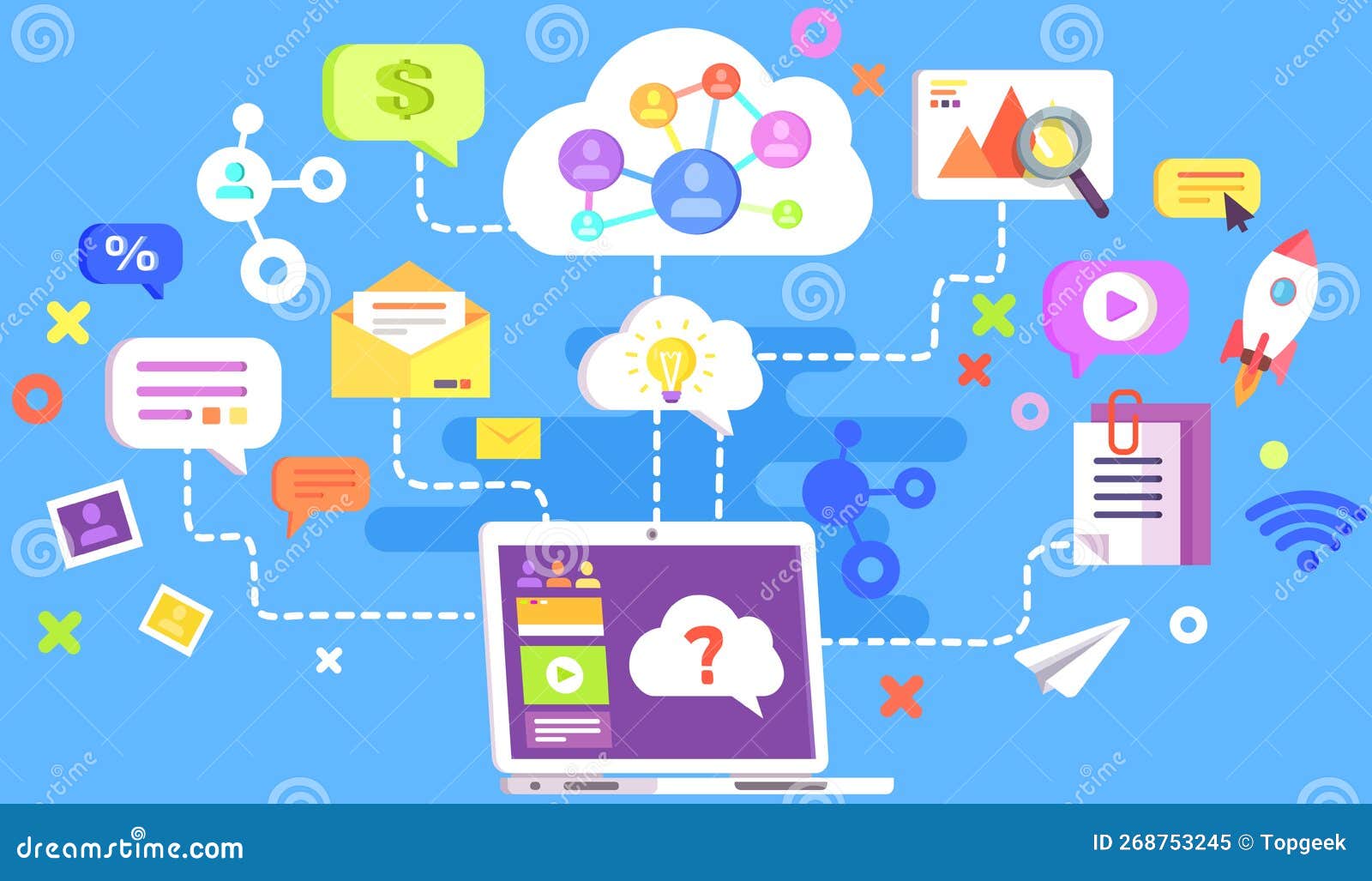 Modern Technology, Social Media, Communication in Global Computer ...