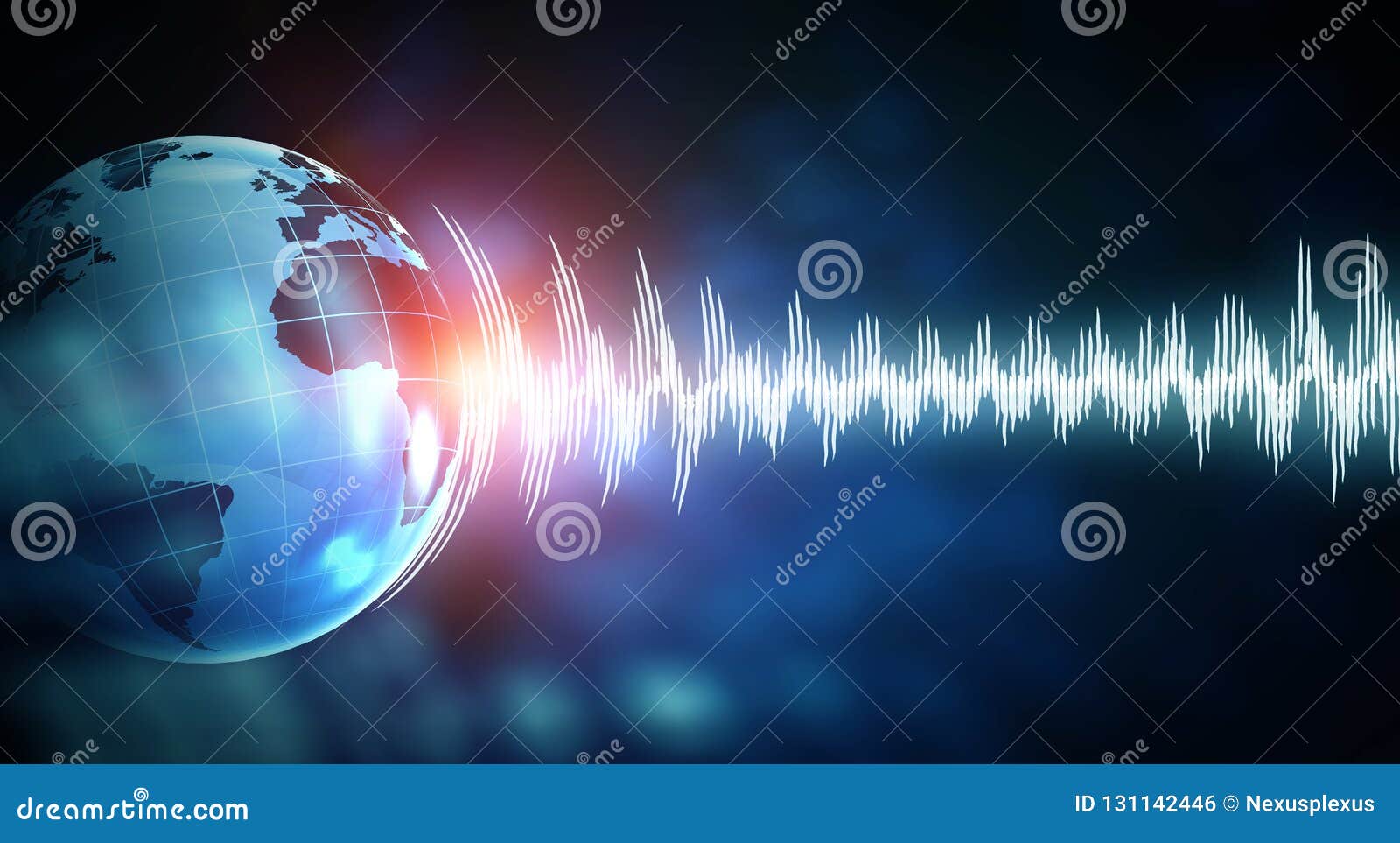 Modern technology of sound stock photo. Image of world - 131142446