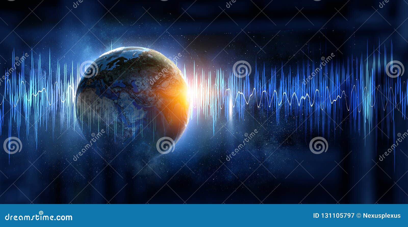 Modern technology of sound stock image. Image of global - 131105797