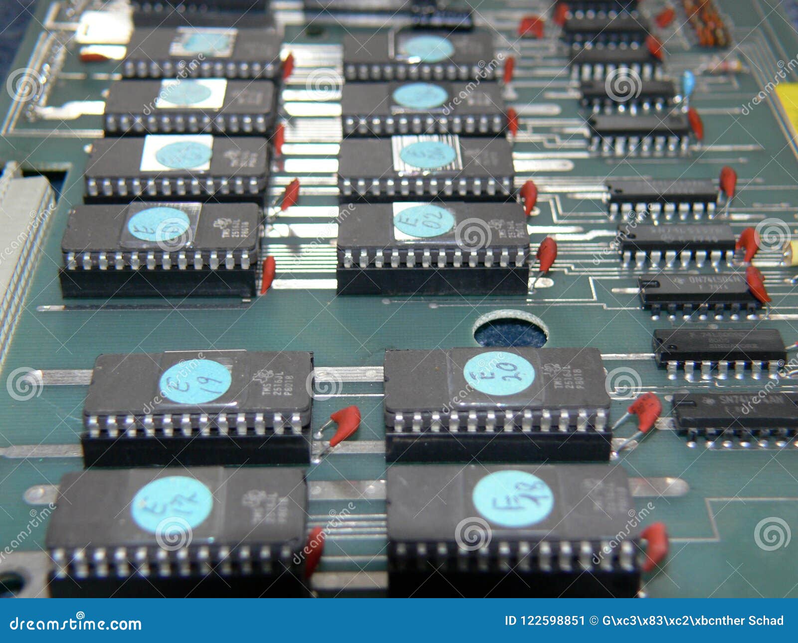 Close Up of Electronics Scrap Stock Image - Image of computer, modern ...