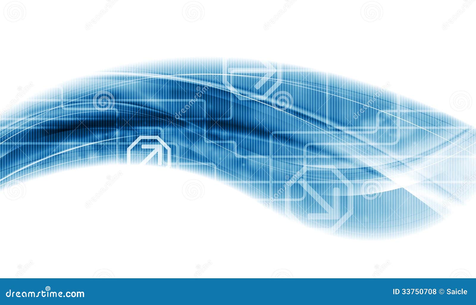 Technology Wave Infinite Logo Concept Design. Symbol Graphic Template ...