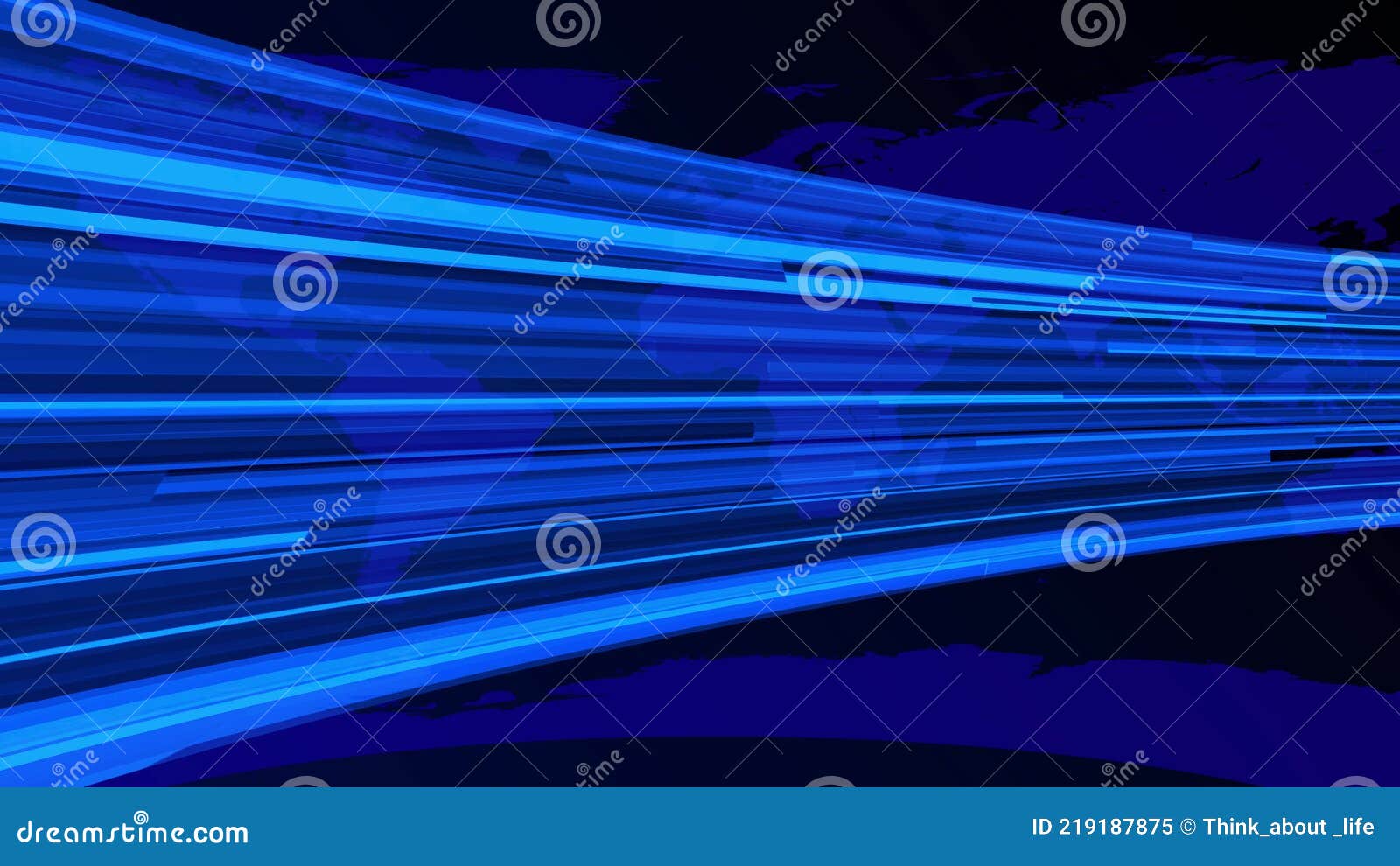 Modern Techy Background with Earth Map for Presentation. News ...