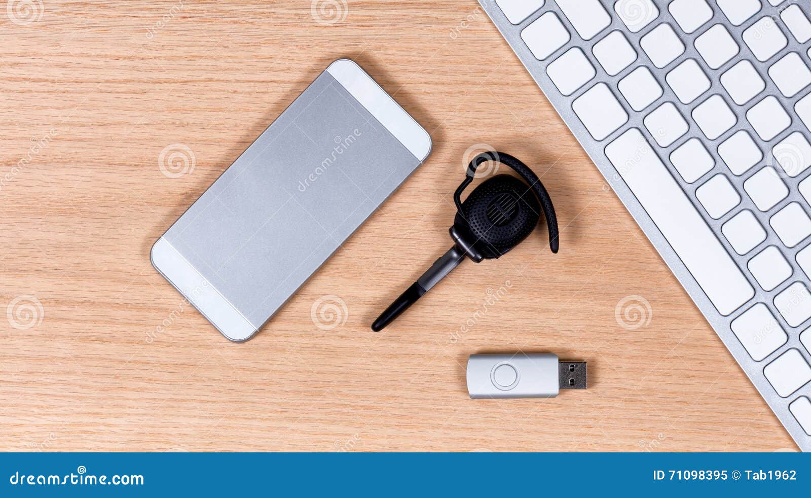 Modern Telecommunication Devices and Data Storage Stock Image - Image ...