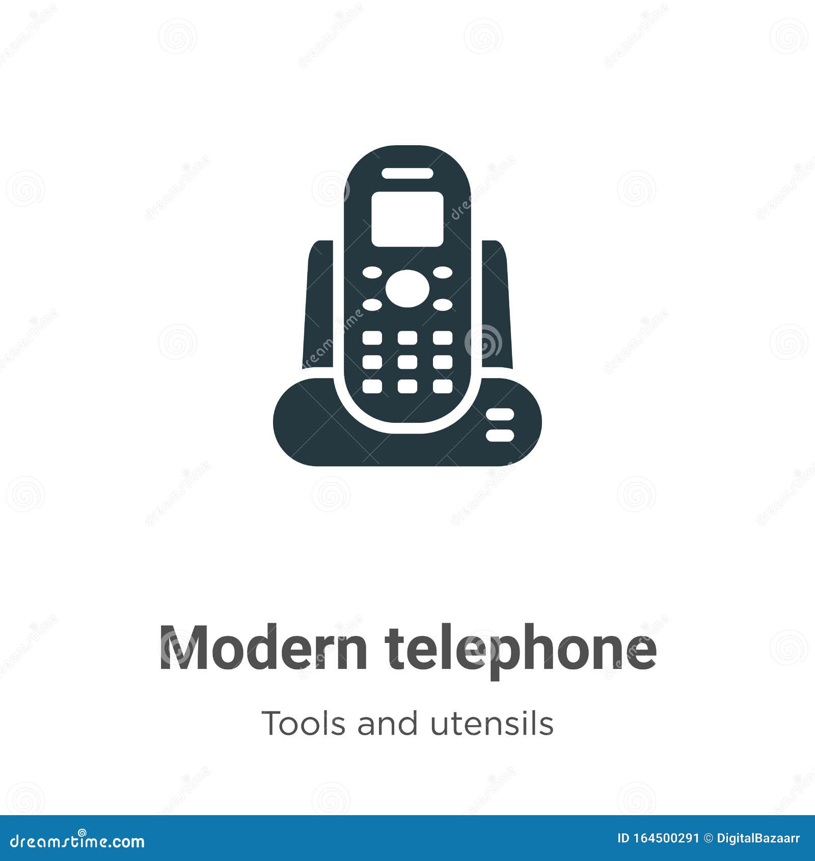 Modern Telephone Vector Icon Or Logo | CartoonDealer.com #159685465