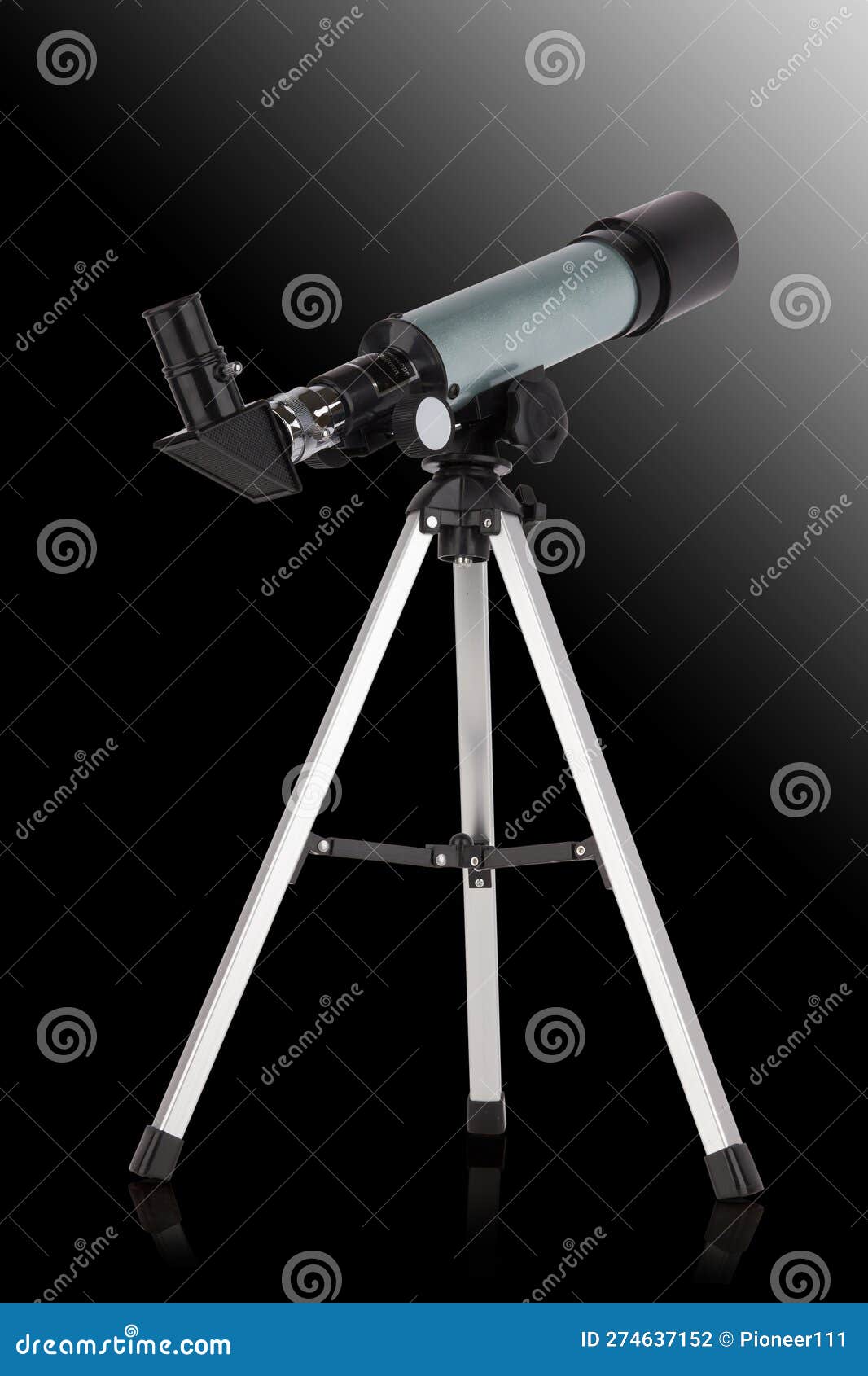 Modern telescope isolated stock photo. Image of scope - 274637152