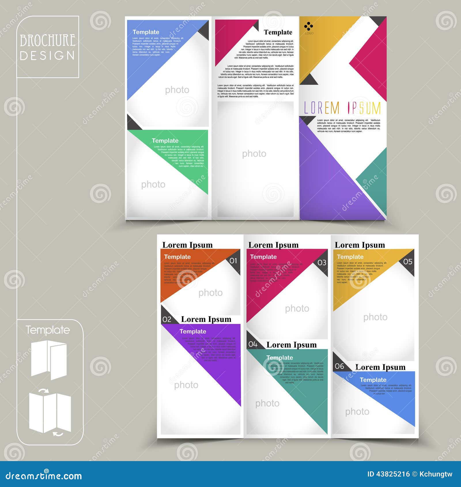 Modern Template For Carpets, Quilts And Mats Vector Illustration ...