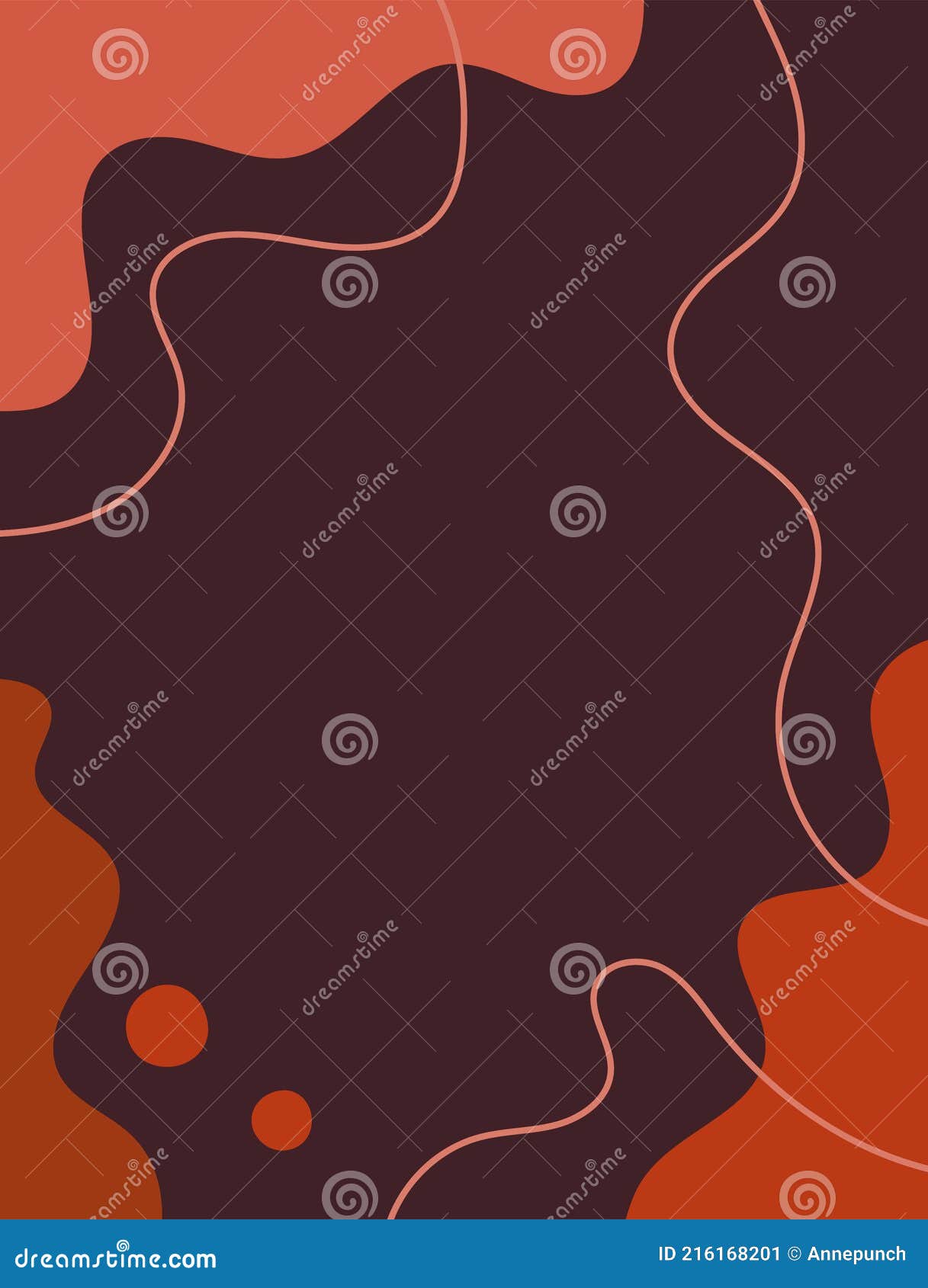 Modern Template for Design. Abstract Vertical Background. Drawn by Hand ...