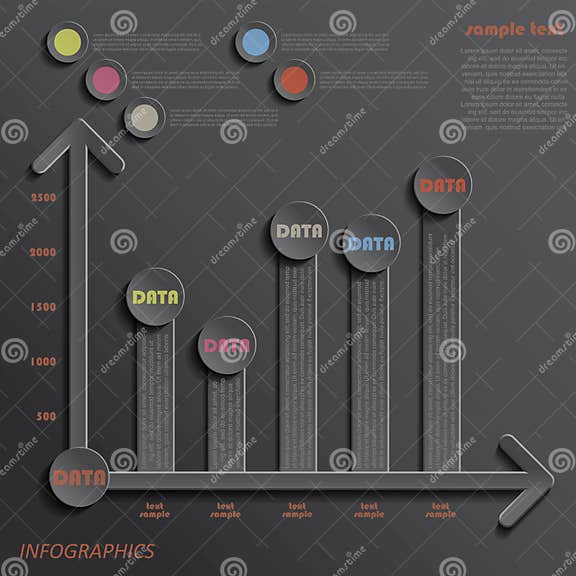 Modern Template Infographics Design Data Presentation Indicators Stock ...