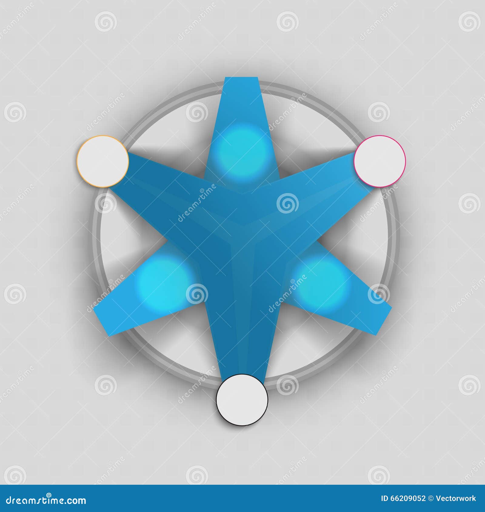 Modern Template for Presenting Your Indicators Stock Illustration ...