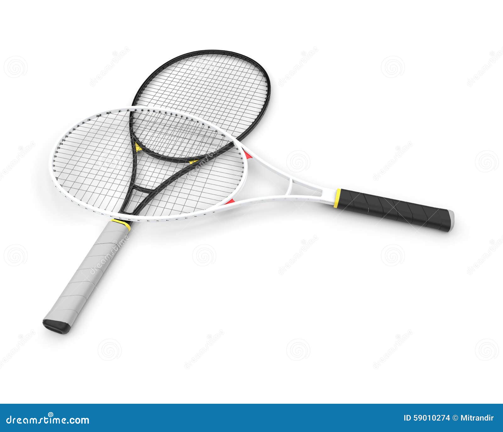 Tennis Racquets And Balls Stock Photography | CartoonDealer.com #7964522