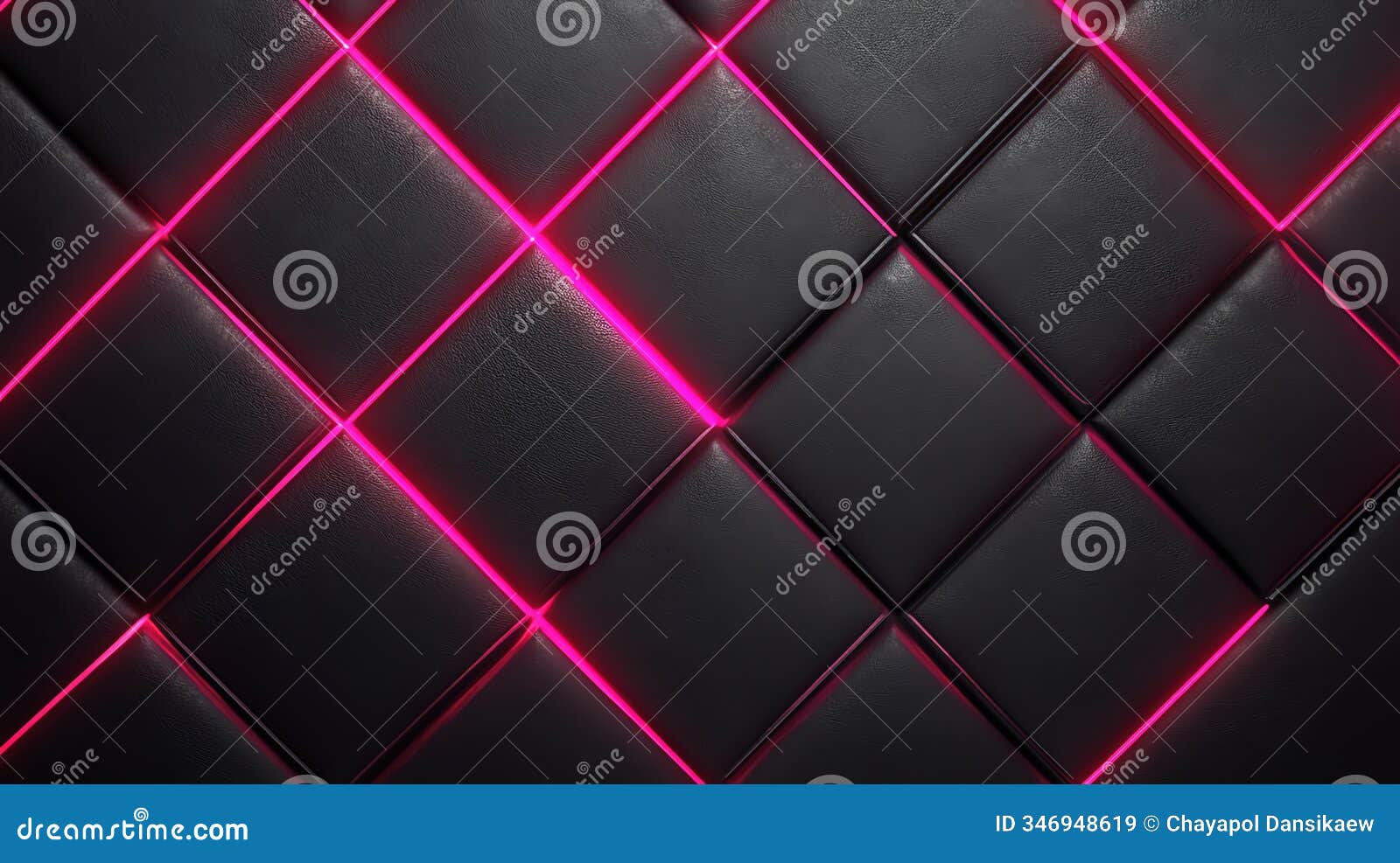 A Modern Textured Wall Featuring a Striking Black and Pink Diamond ...