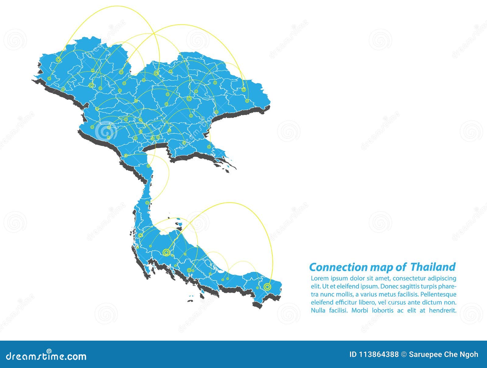Modern of Thailand Map Connections Network Design, Best Internet ... Modern of Thailand Map Connections Network Design, Best Internet ...