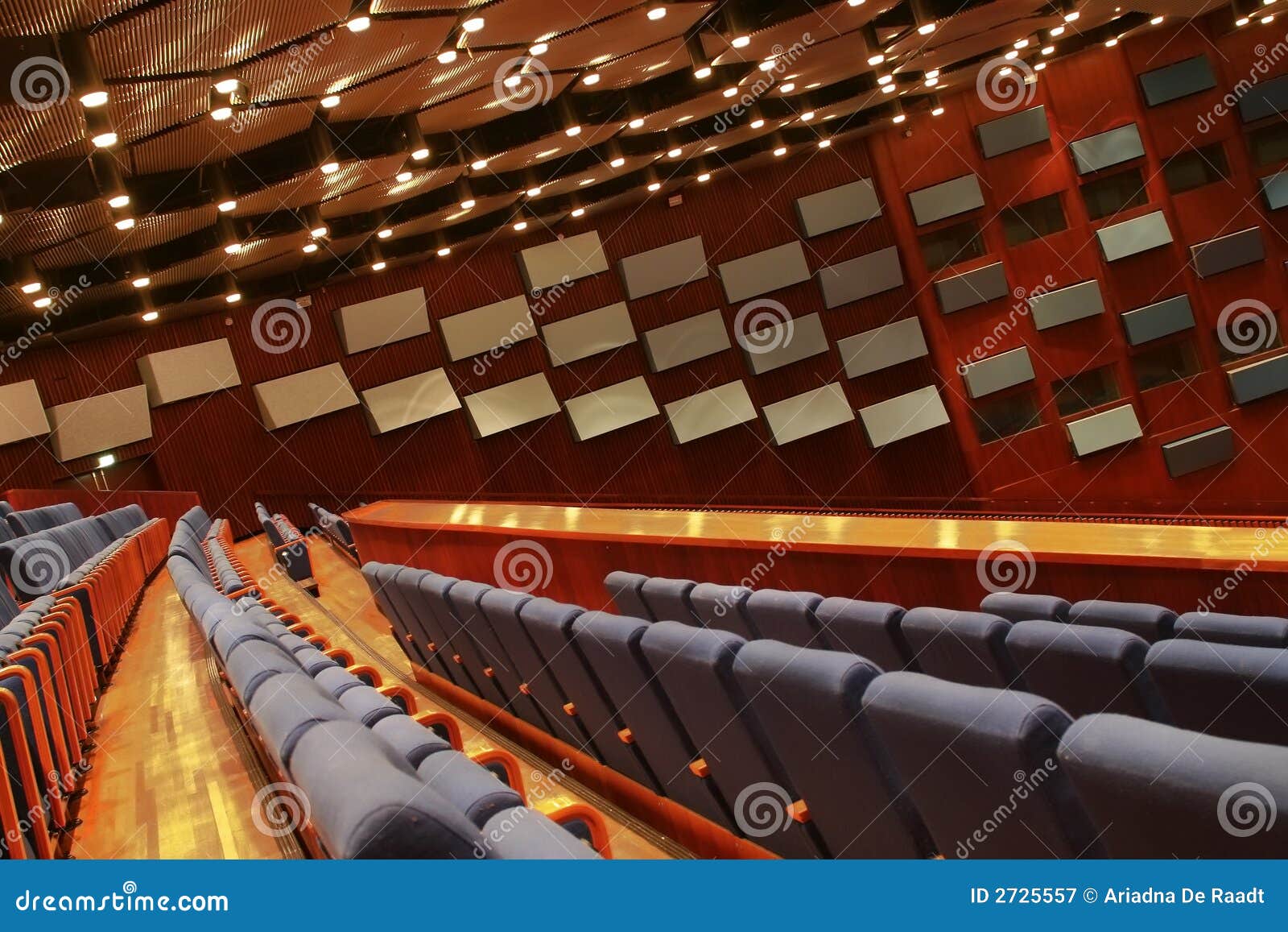 Modern theater stock image. Image of interior, ready, furniture - 2725557