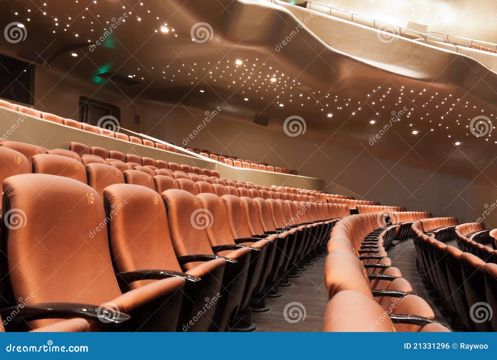 Modern theatre interior stock photo. Image of opera, grand - 21331296