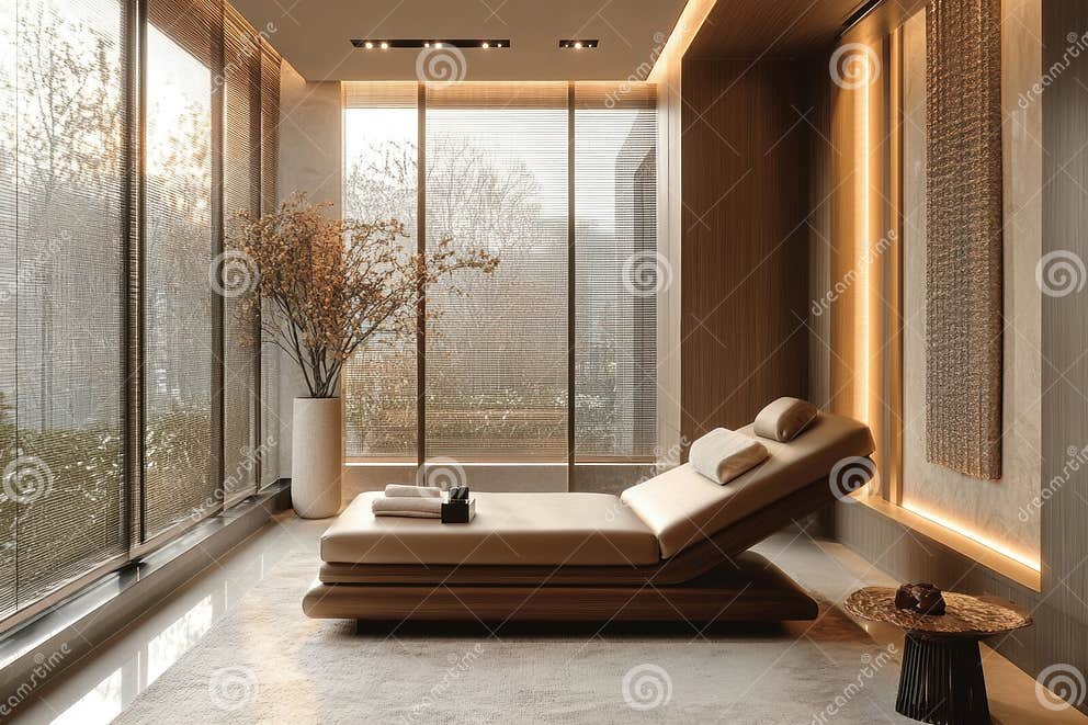 Modern Therapy Space, a Modern Therapy Room with Comfy Couch and Cozy ...