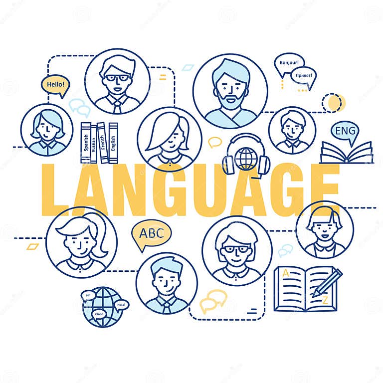 Modern Thin Line Concepts of Learning Foreign Languages, Language ...