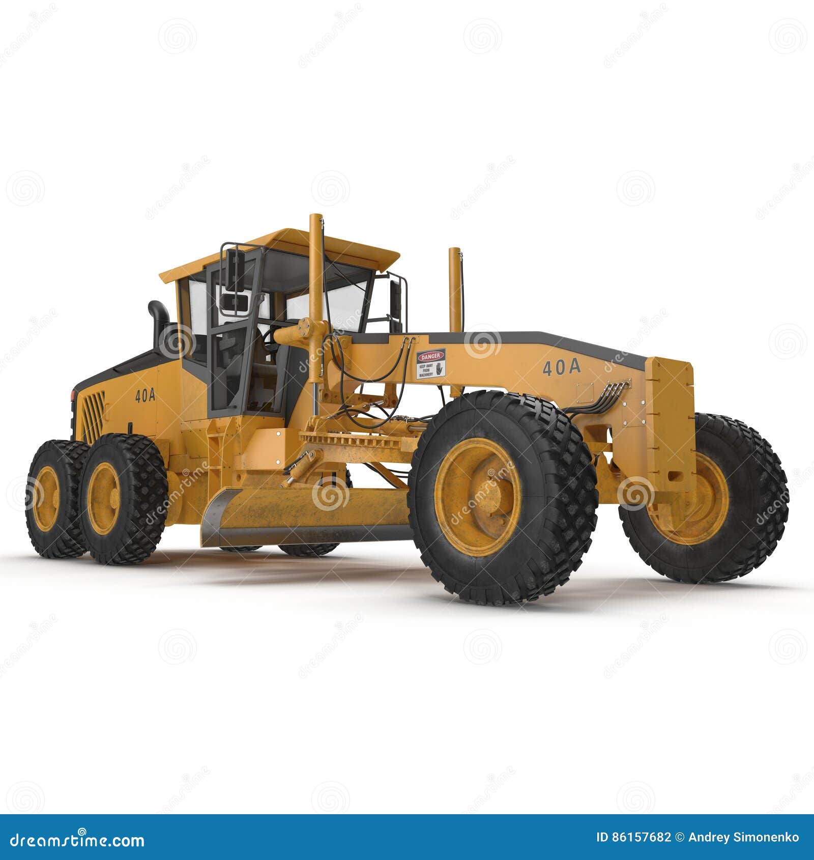 Grader Illustration Cartoon Vector | CartoonDealer.com #130056949