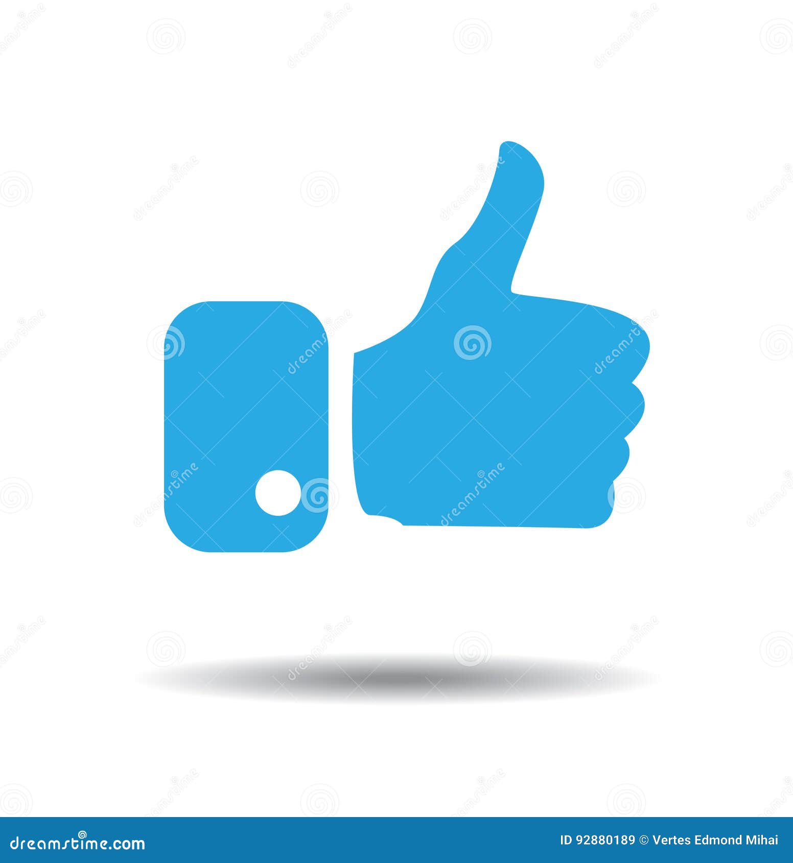 Thumbs Up Icons. Like Vector Icons, Isolated. Like Or Thumb Up In ...