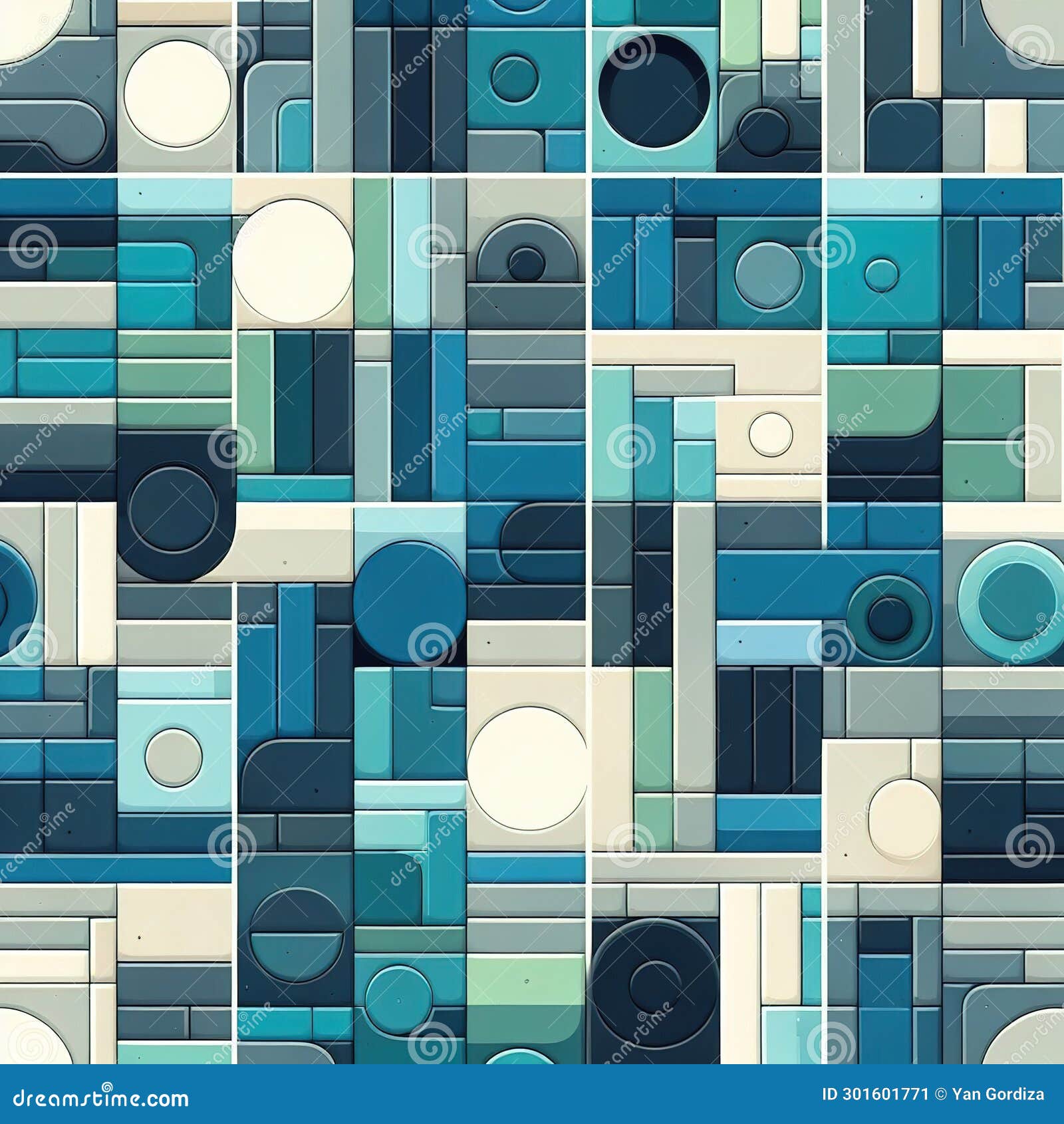 Modern Tile Pattern. Generative AI Stock Image - Image of glass, matte ...