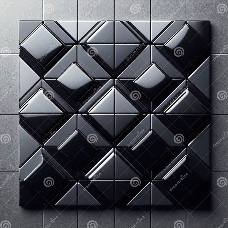 Modern Tile Pattern. Generative AI Stock Image - Image of surface ...