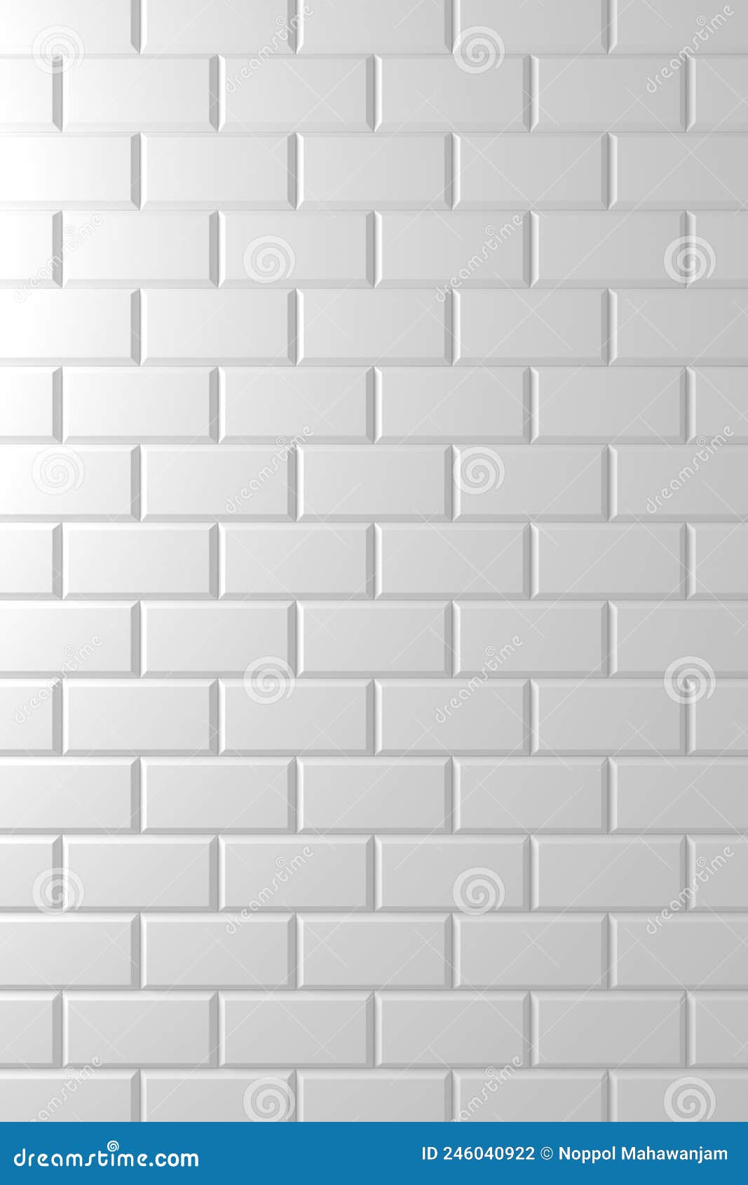 Modern Tile Wall. 3D Rendering Stock Illustration - Illustration of ...