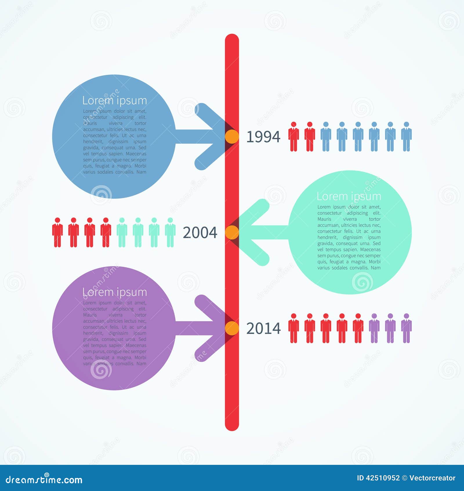 Modern Timeline Infographics Design Template Stock Vector ...